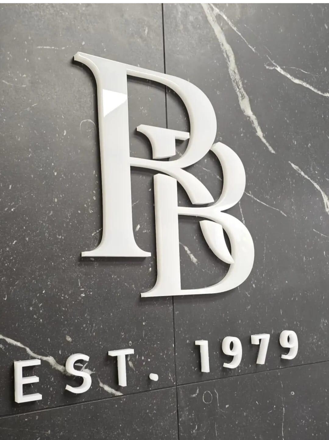 Custom 3D Business Logo Sign | Laser Cut Acrylic Office Wall Sign ...