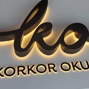 Backlit Sign – Custom Lighted Business Logo – Personalized LED Wall ...