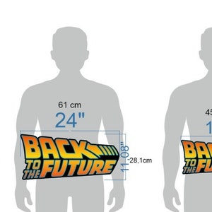 Back to the Future (BTTF) Logo LED Lightbox | USB Powered With Dimming ...