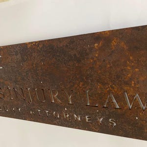 Custom Rusty Metal Sign, Rusty Steel, Custom Rusty Sign, Farm Signs ...