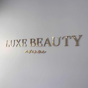 Beauty Salon Sign, Reception Sign, Small Business Sign, Office Sign ...
