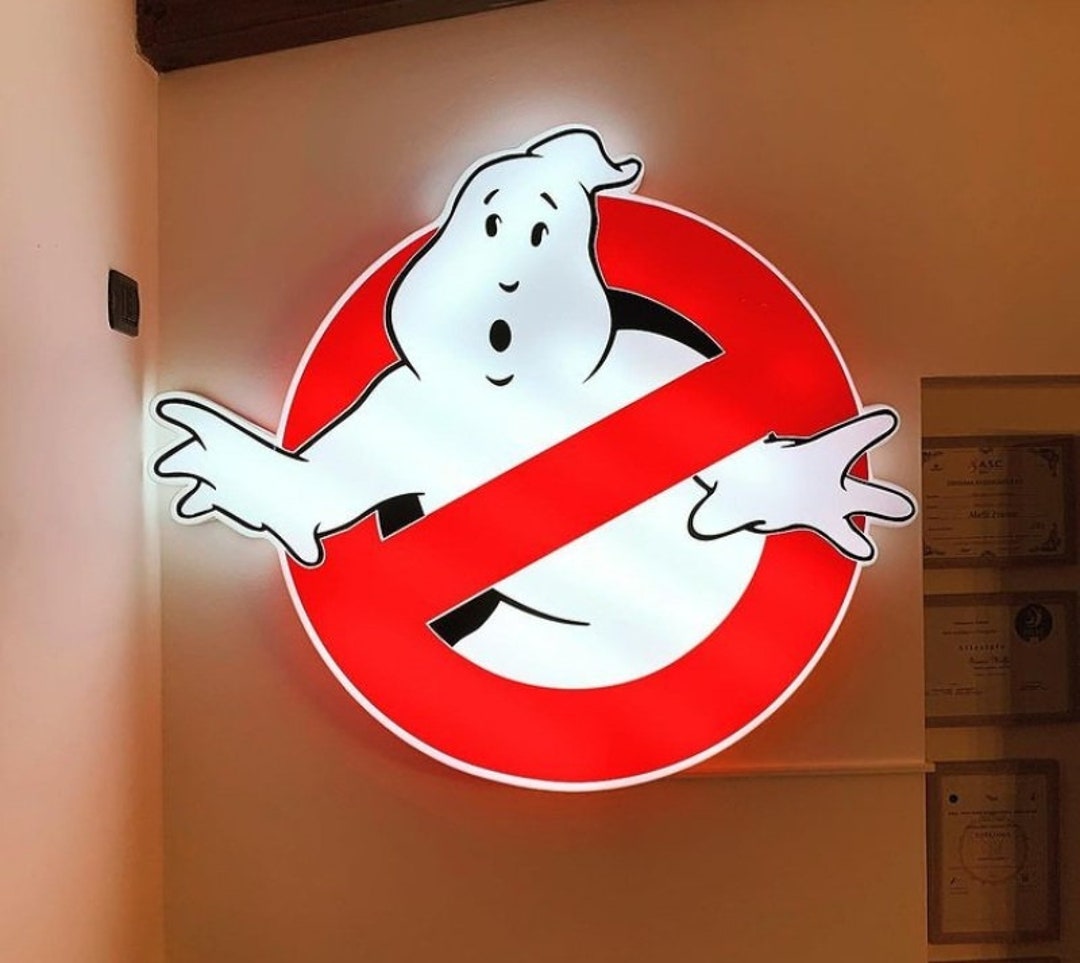Ghostbusters Logo Lightbox | USB Powered With Dimming Control | Perfect ...