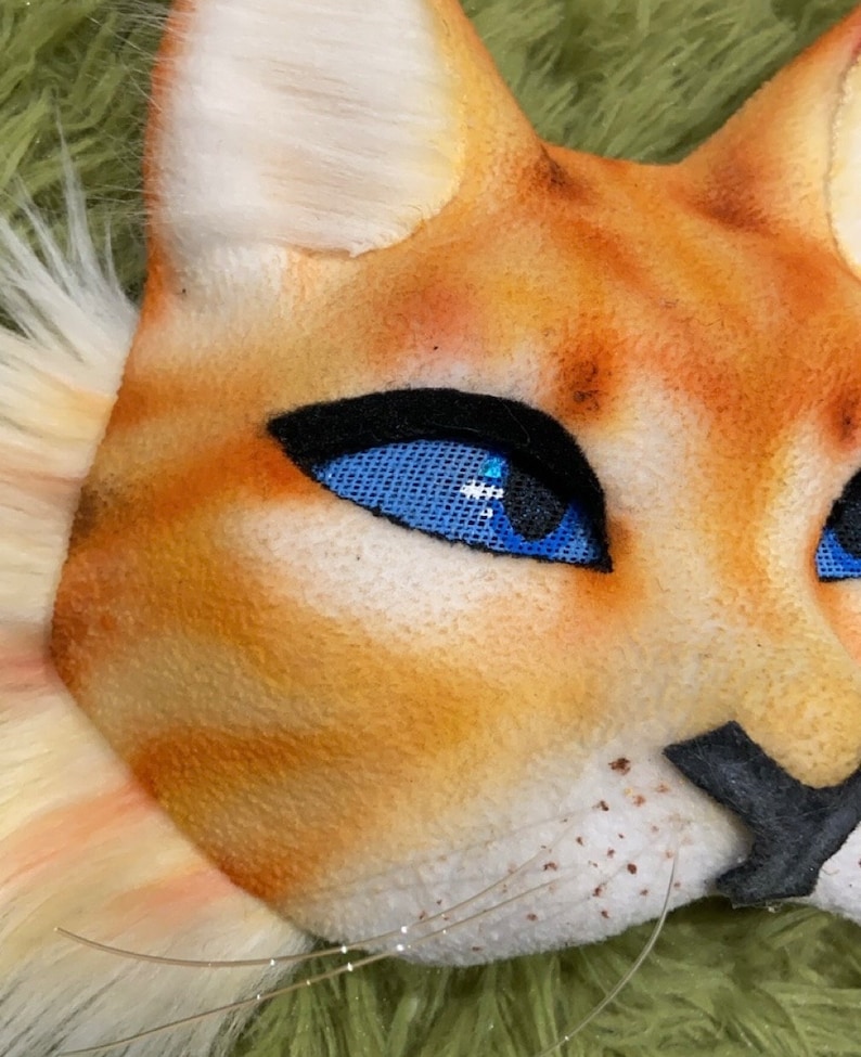 Therian Cat Mask, Quadrobics Mask, Maincoon Mask, Therian Mask, Furry ...