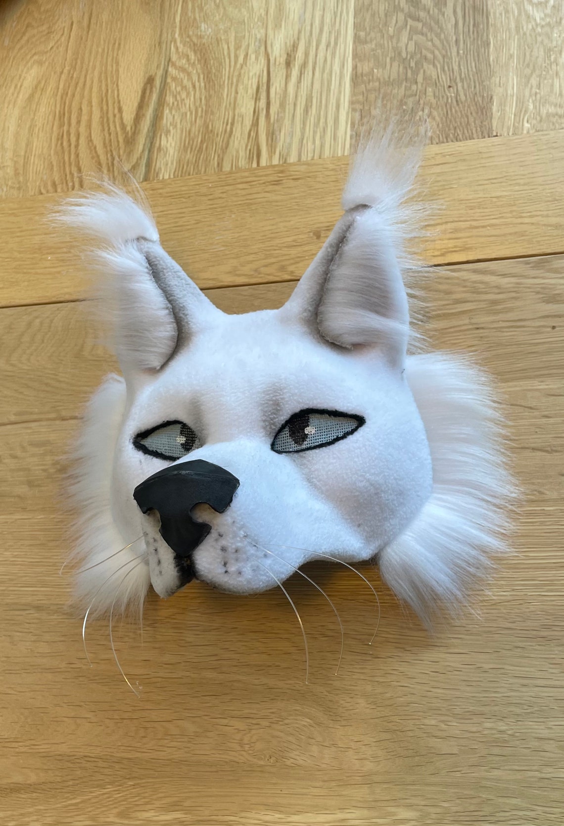 Therian Wolf Mask Quadrobics Mask White Shepherd Dog Mask - Etsy