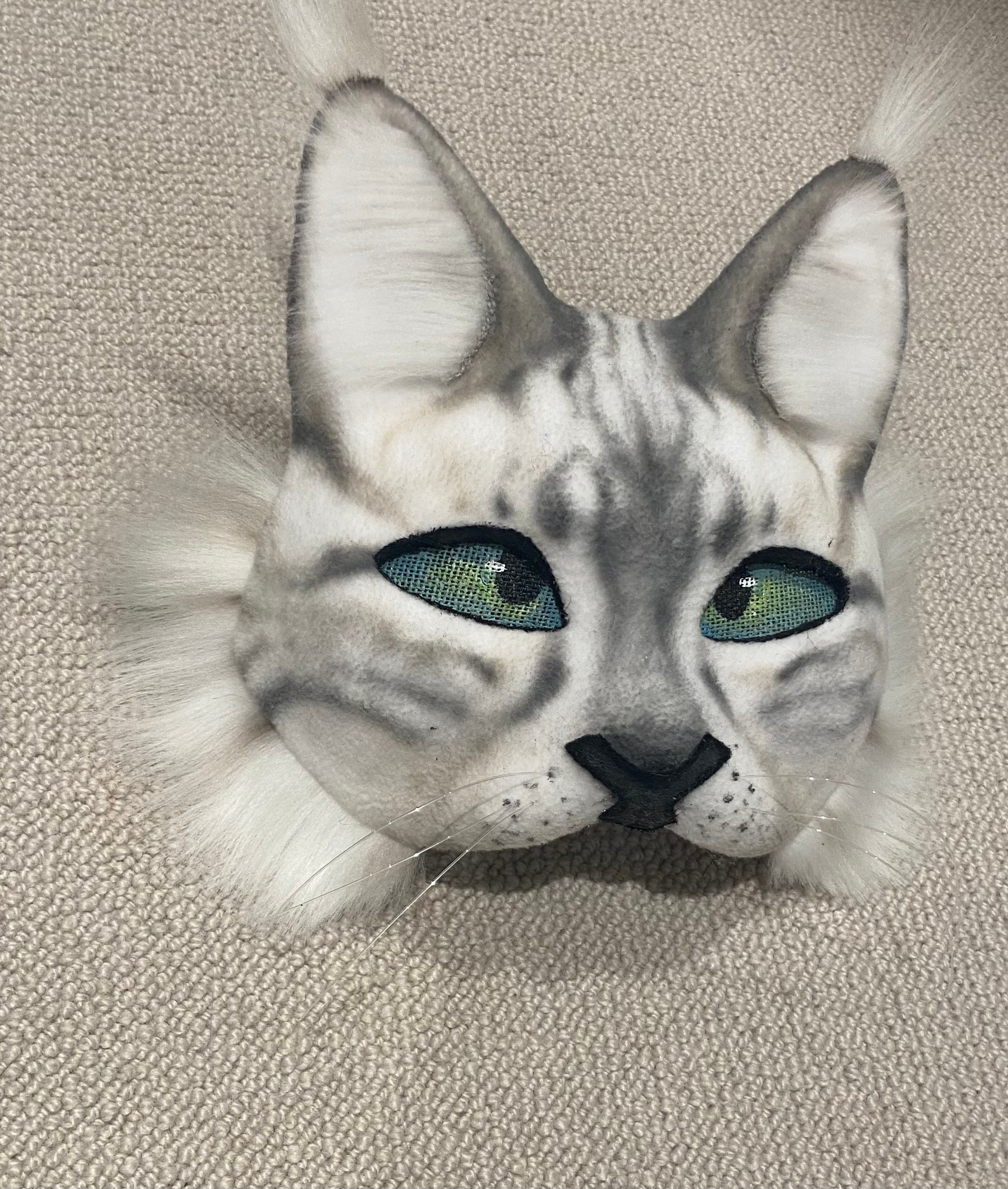 Therian Cat Mask, Quadrobics Mask, Maincoon Mask, Therian Mask, Furry ...
