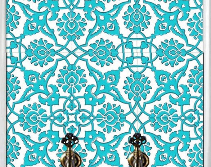 60x100 Cm Turkish Bath Panel,turkish Ottoman Style,iznik Ceramic ,hamam ...