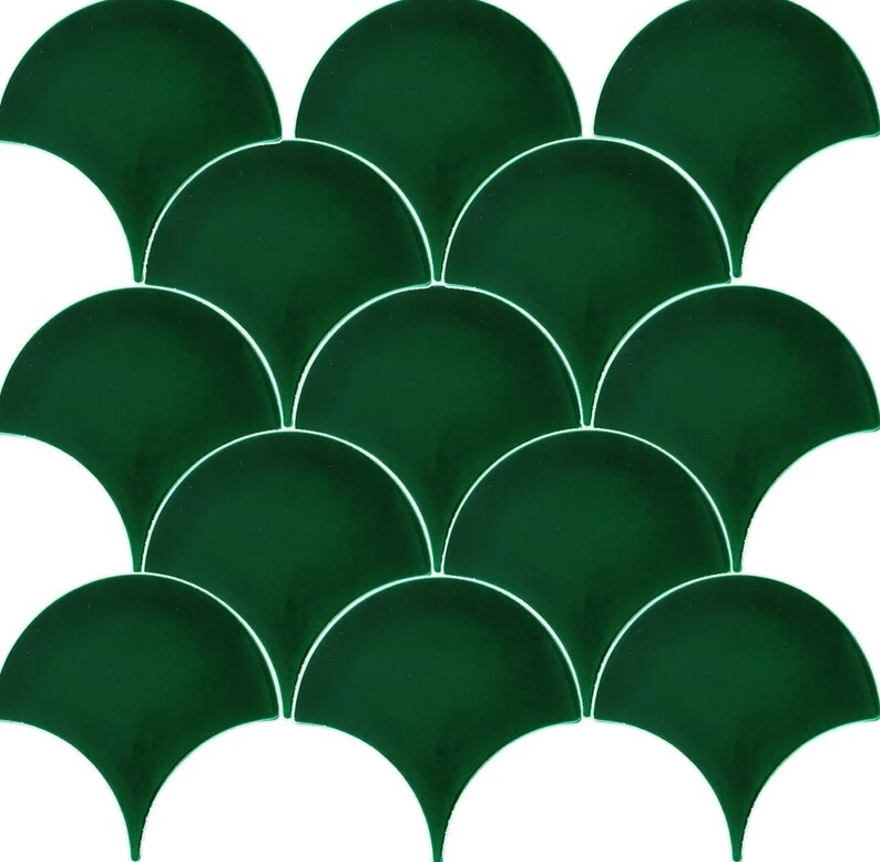 1 M2 Turkish Ottoman Style17x17 Fish Scale Ceramic - Etsy