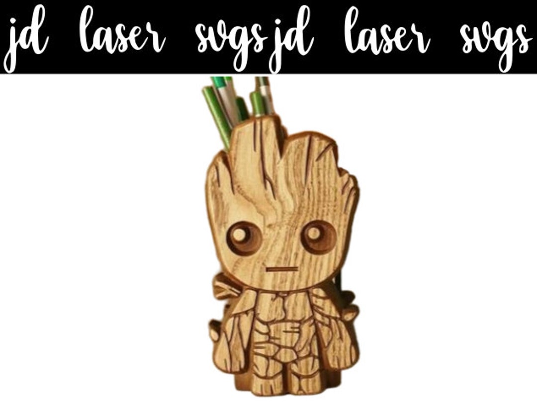 Laser Cut Pencil Maker Groot Instant Download of SVG Vector Plans for ...