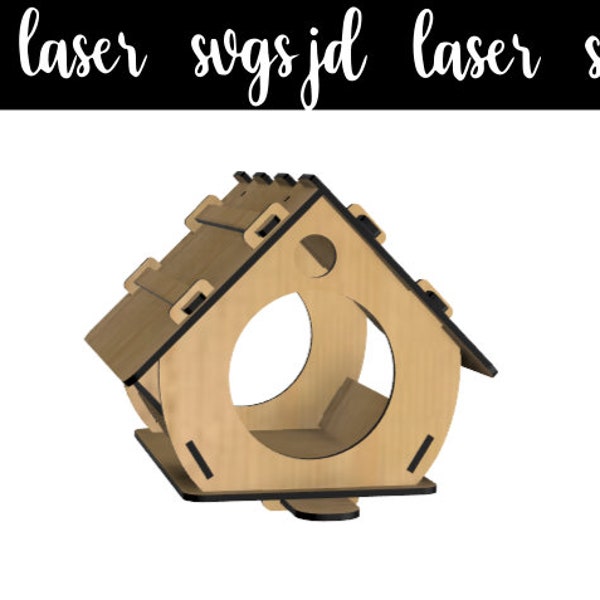 Laser Cut Bird House Plans - Etsy