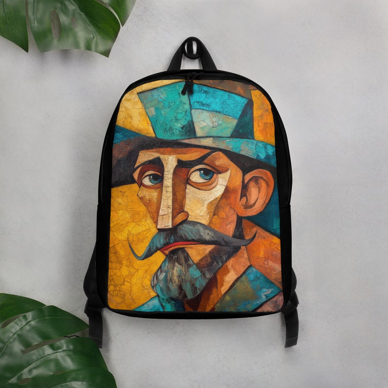 Don Quijote Picasso Backpack Trendy Laptop Bag for School and College ...