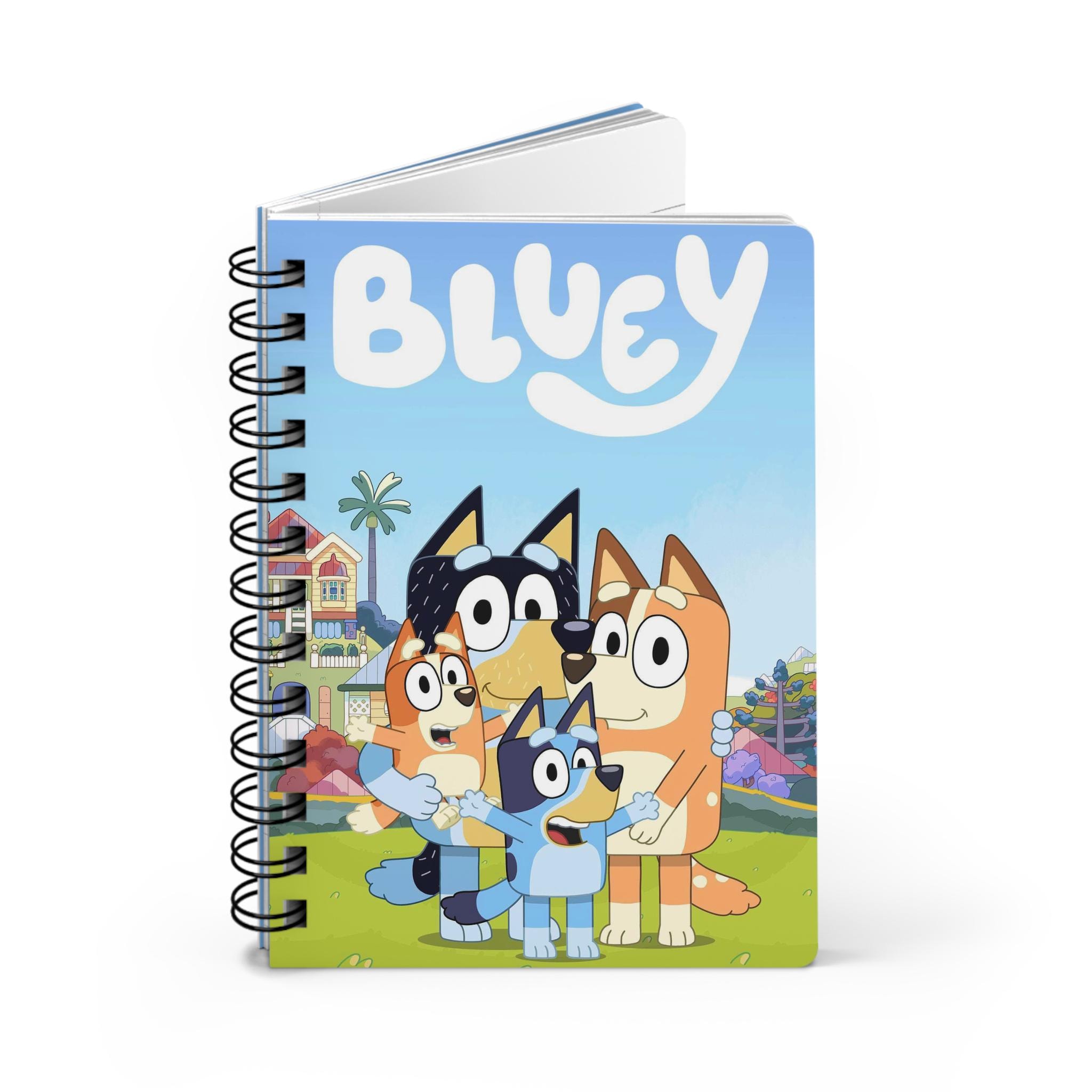 Bluey Spiral Bound Journal - Etsy