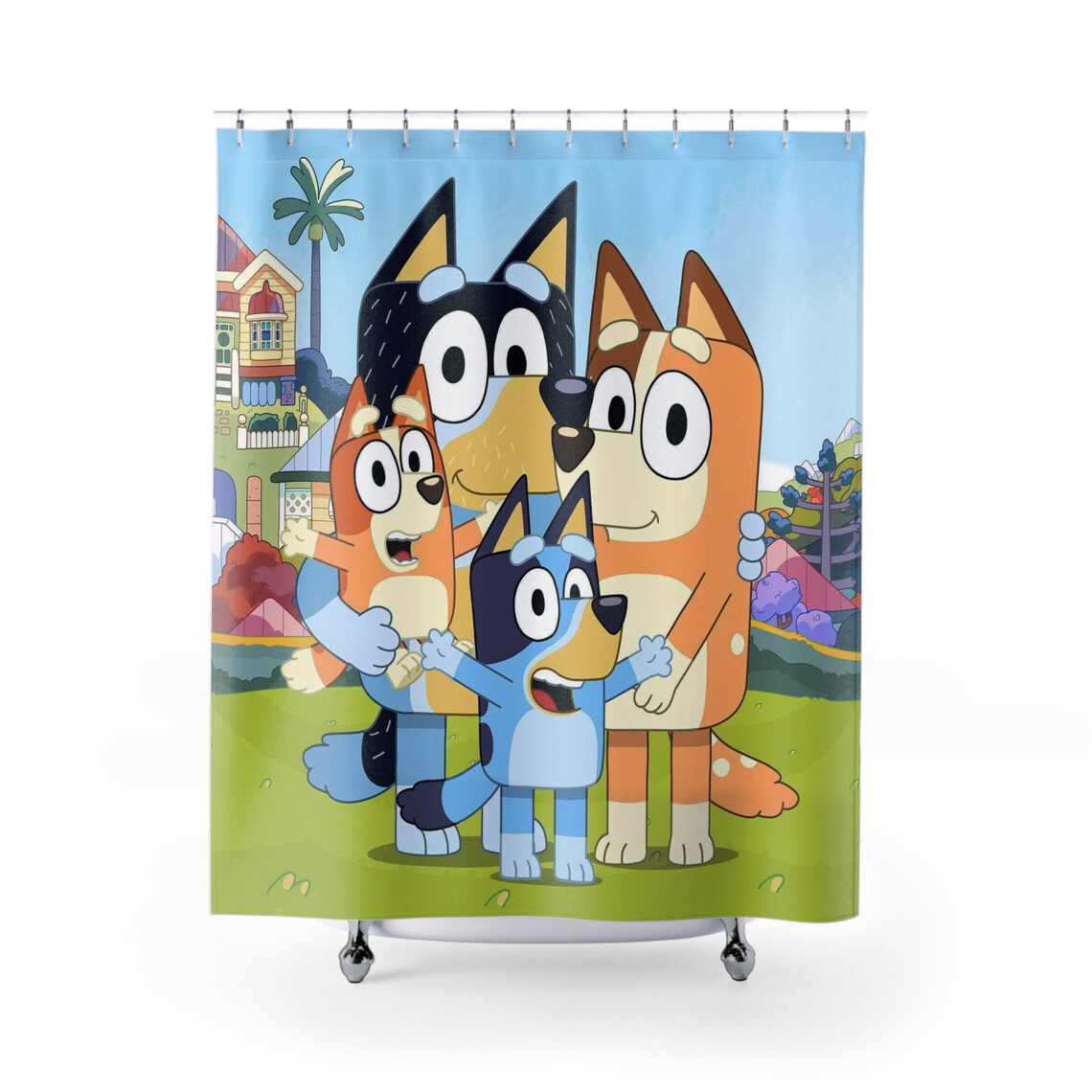 Bluey Shower Curtain - Etsy