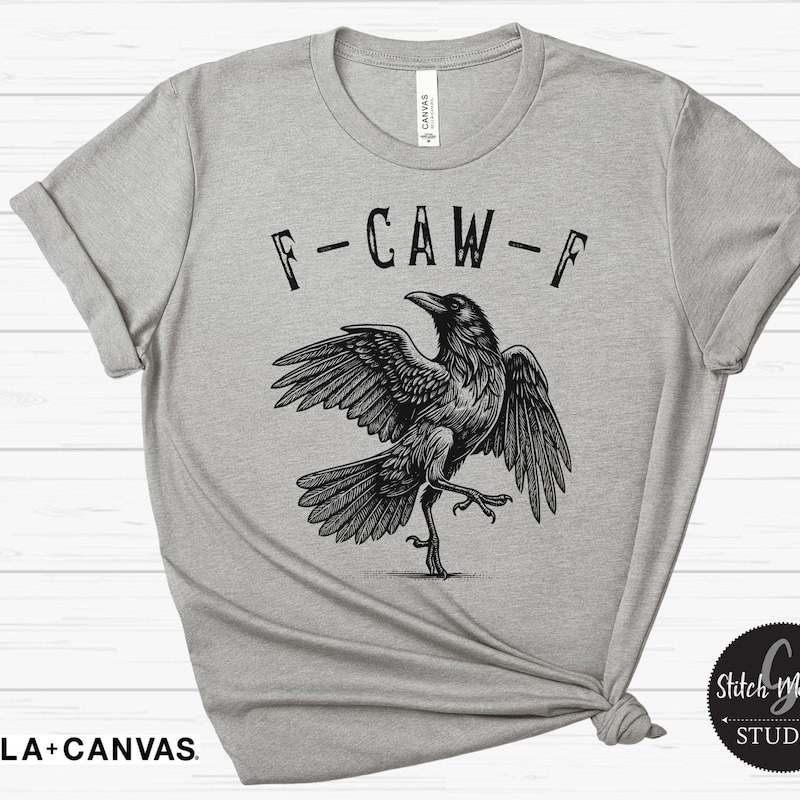 F Caw F Bella Canvas - Etsy
