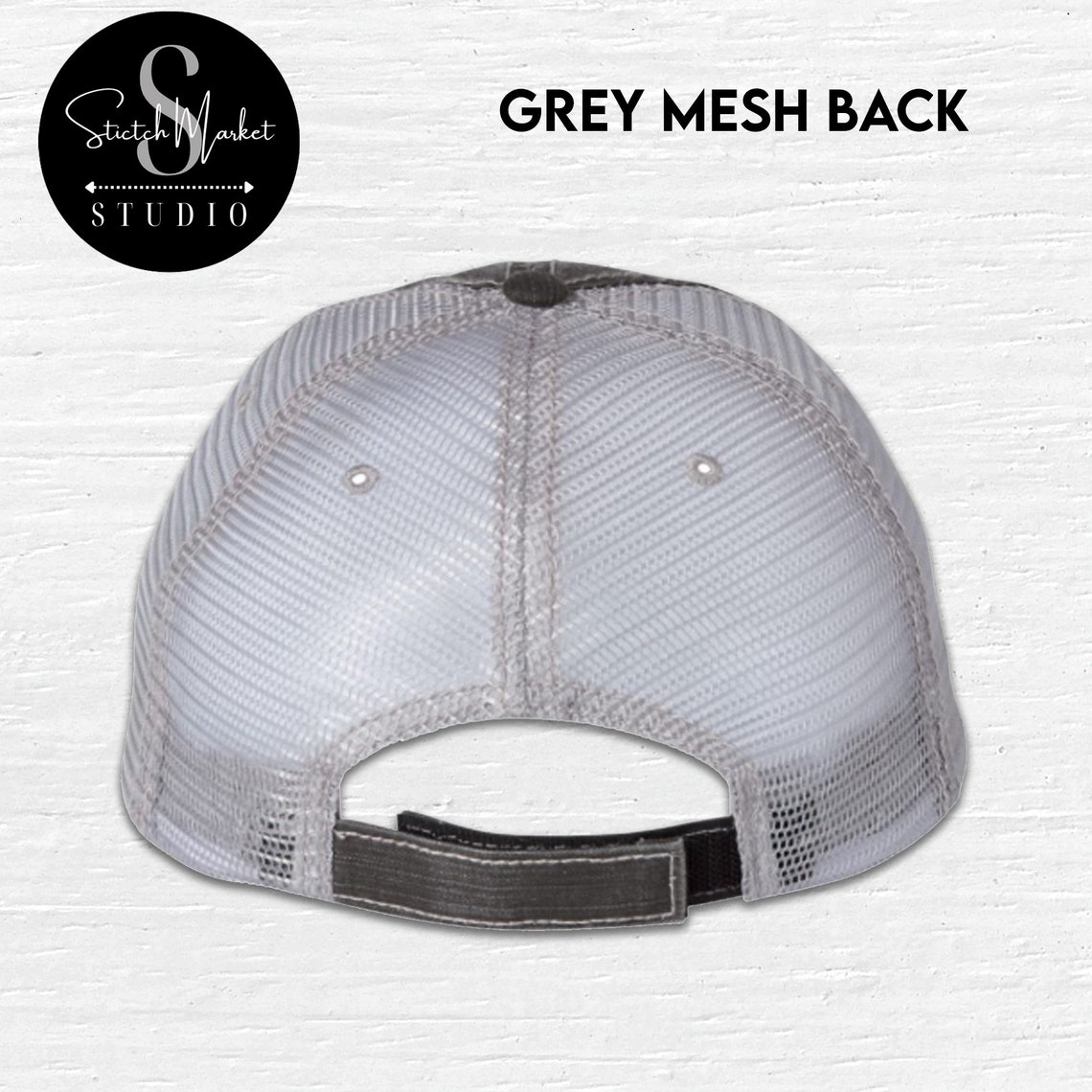 Messy Hair Don't Care Embroidered Distressed Mesh Back - Etsy