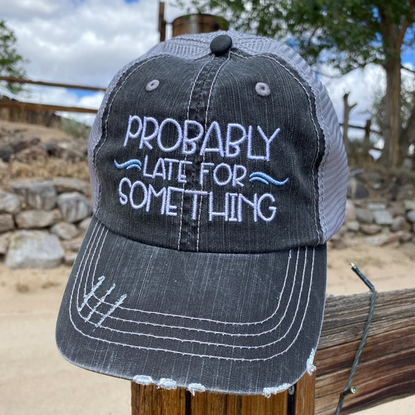 Late Trucker Hat - Etsy