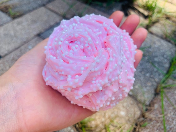 Crunchy Scented Baby Pink Slime - Etsy