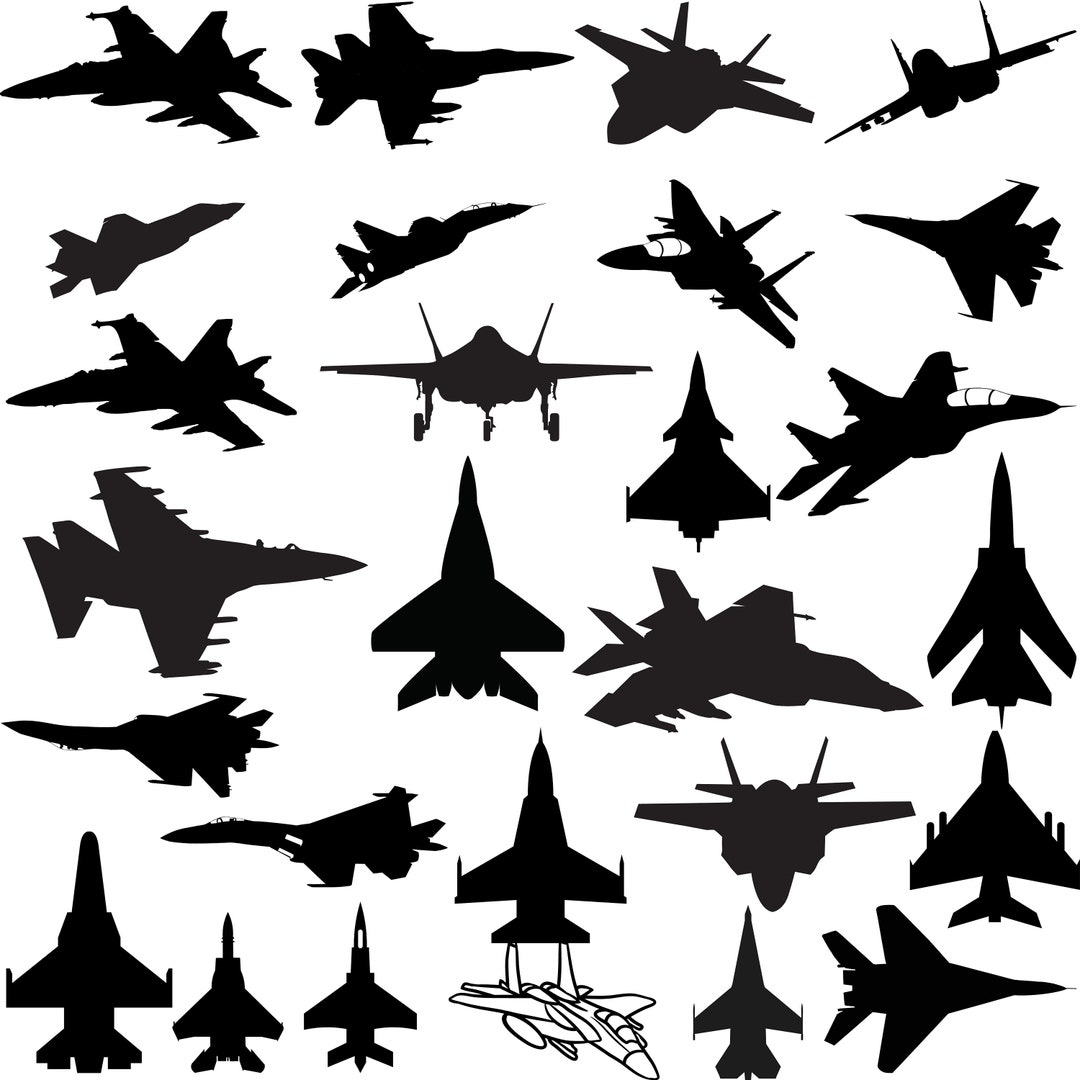 Fighter Jet SVG Bundle Fighter Aircraft Svg Air Force Svg - Etsy Canada