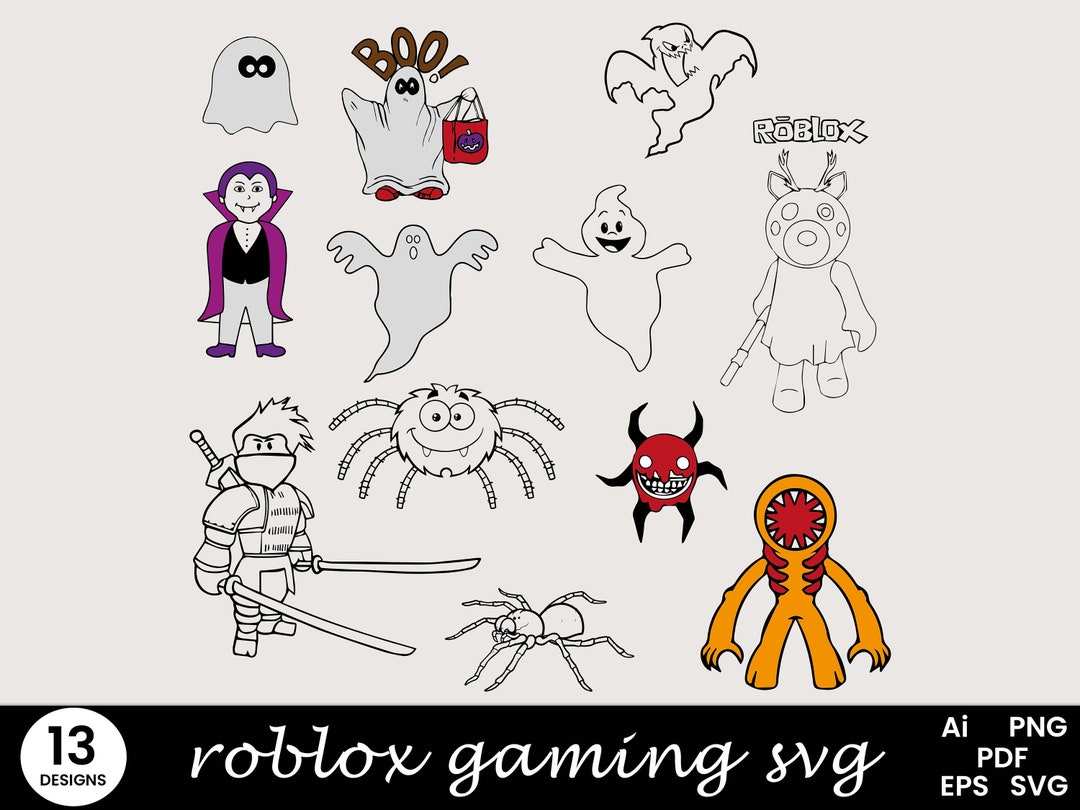 Gaming Roblocks Decor Svg Bundle, Roblox Svg, Gaming Characters Blox ...