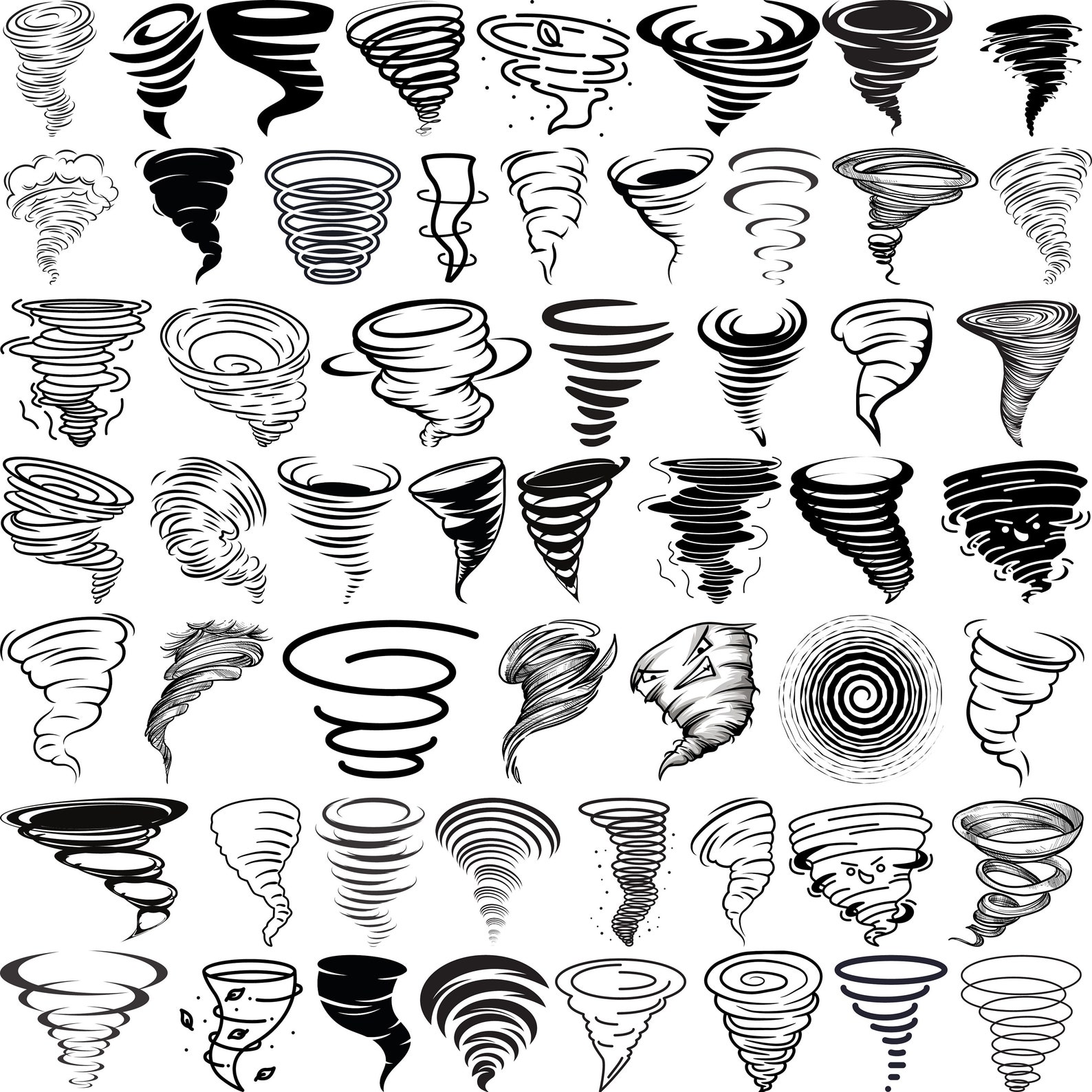 Tornado Svg Bundle Storm SVG Wind Storm Cricut Tornado - Etsy Canada