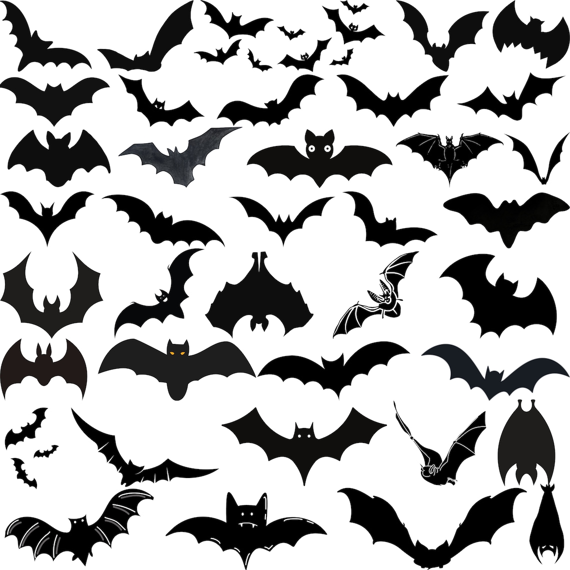 Bat SVG Bundle Halloween Bat SVG Cute Bat Svg Bat Clipart - Etsy Canada