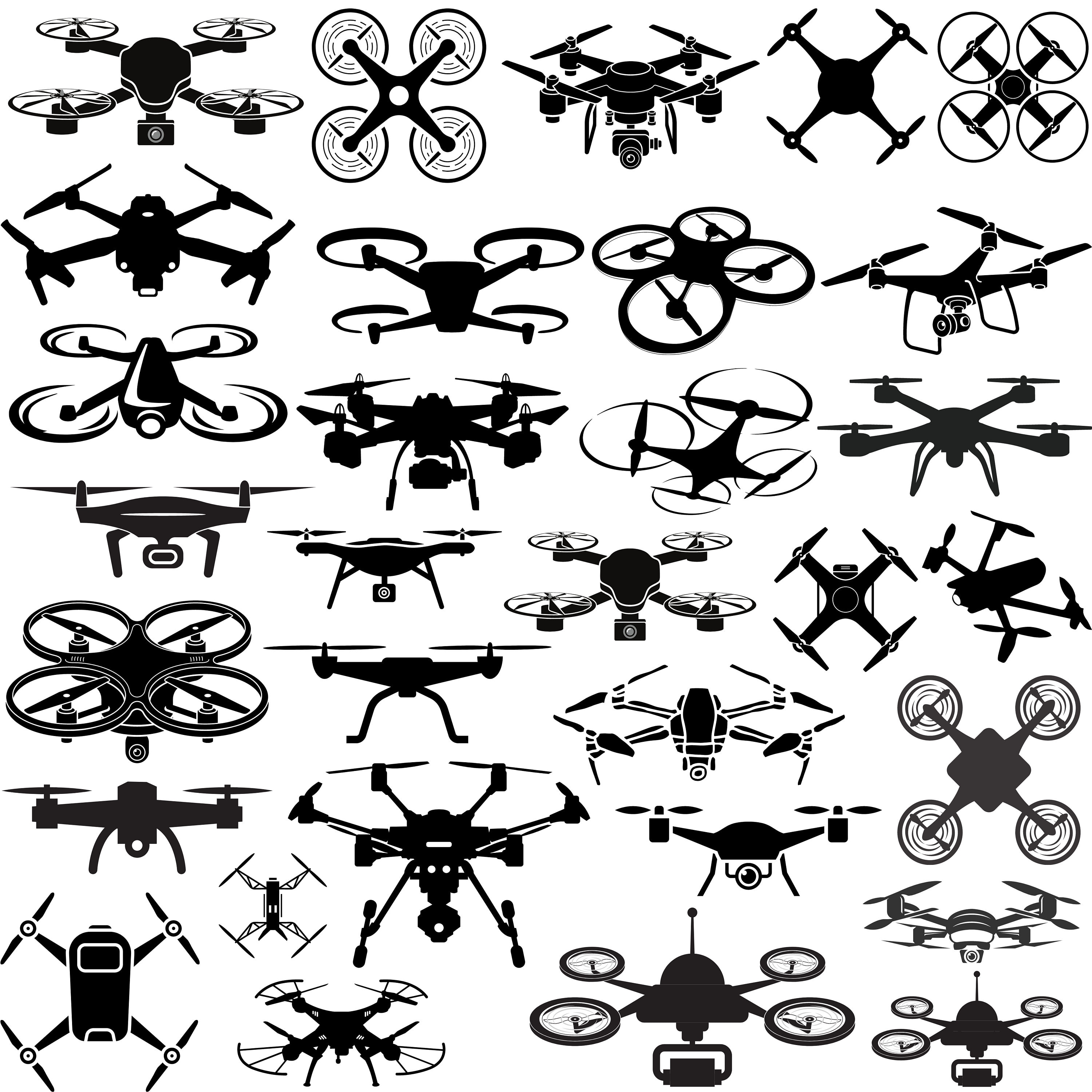 Drone Svg Bundle Drone Vector Drone Cut Files Drone Svg Cricut