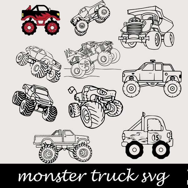 Monster Truck Calendar - Etsy