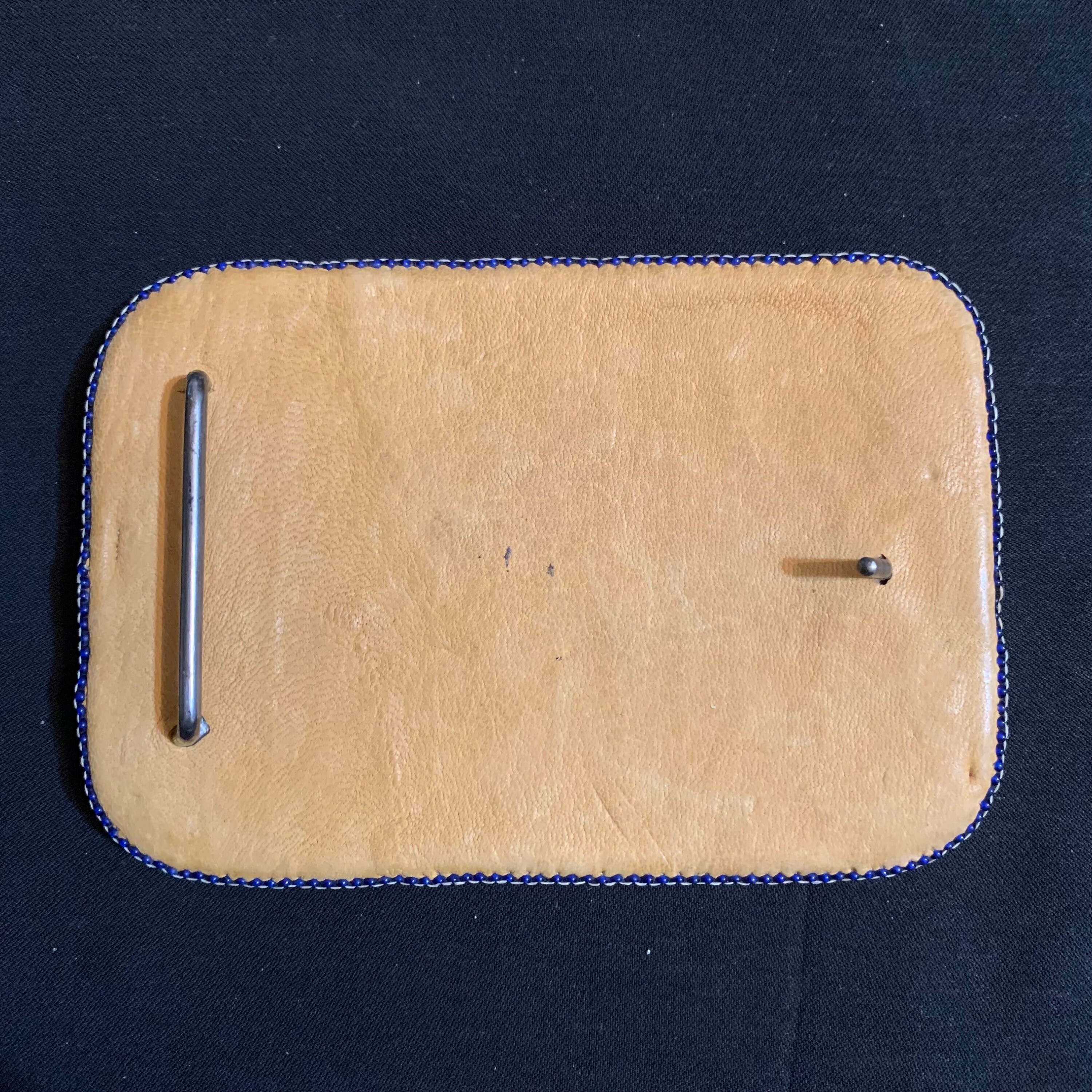 Native American Beaded Belt Buckle Hand Crafted Leather Lined - Etsy