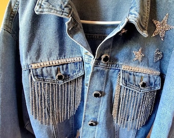 Rhinestone Western Jacket - Etsy