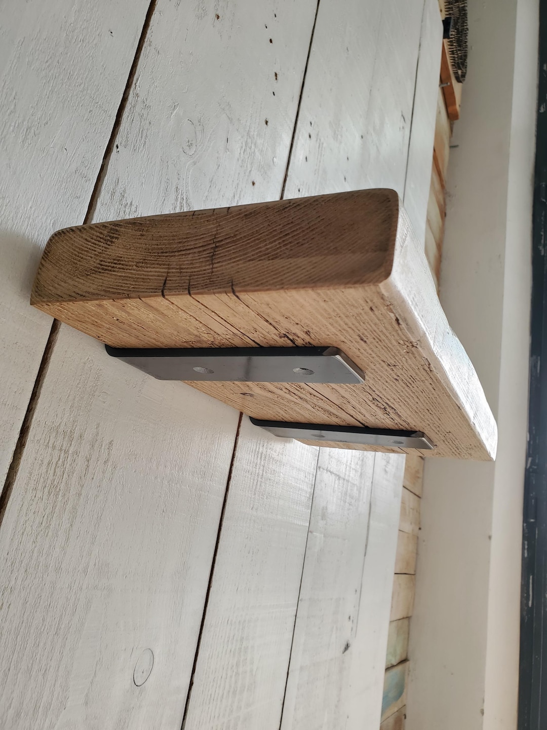 Minimalist Metal Shelf Bracket - Industrial Style - Various Colors and ...