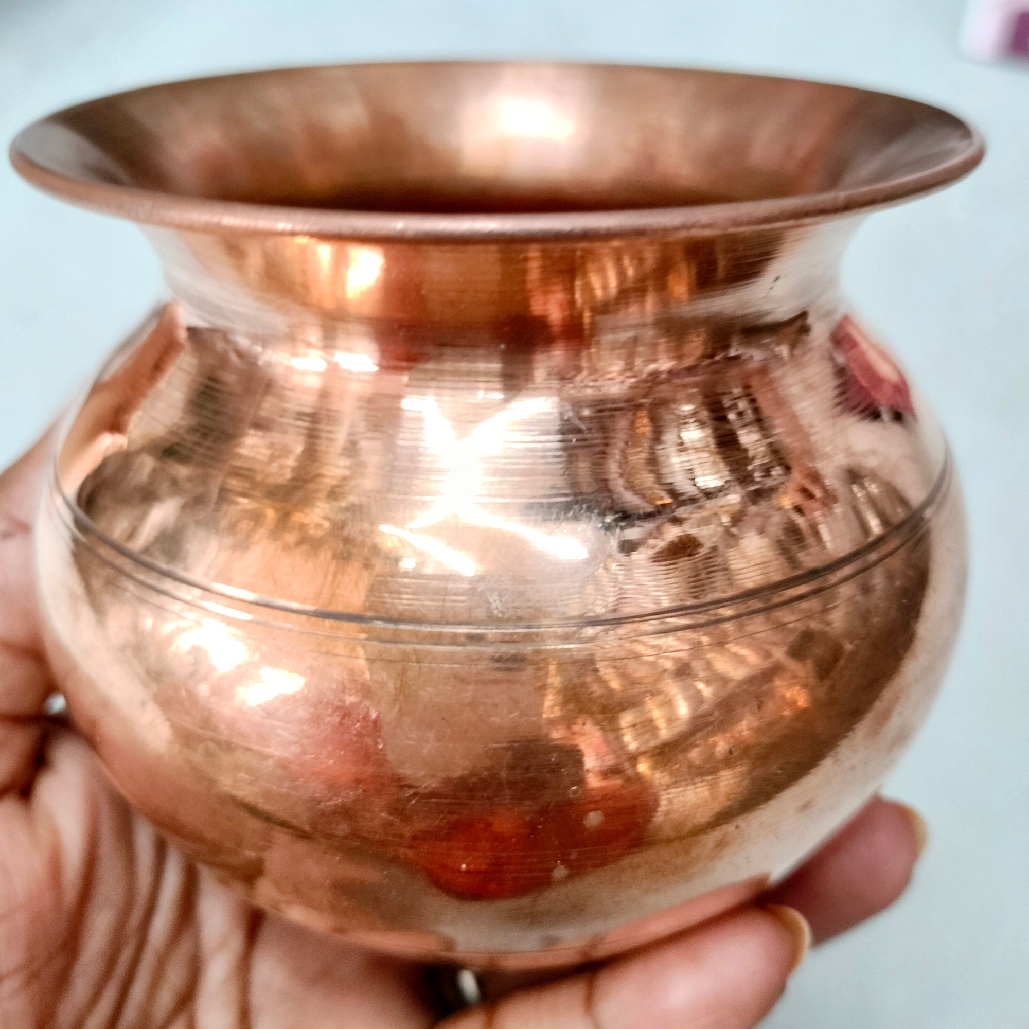 Copper Kalash Pure Copper Kalash Copper Kalash for Pooja - Etsy