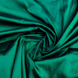 Emerald Green Taffeta Fabric, Taffeta Silk Fabric, Taffeta Polyester ...