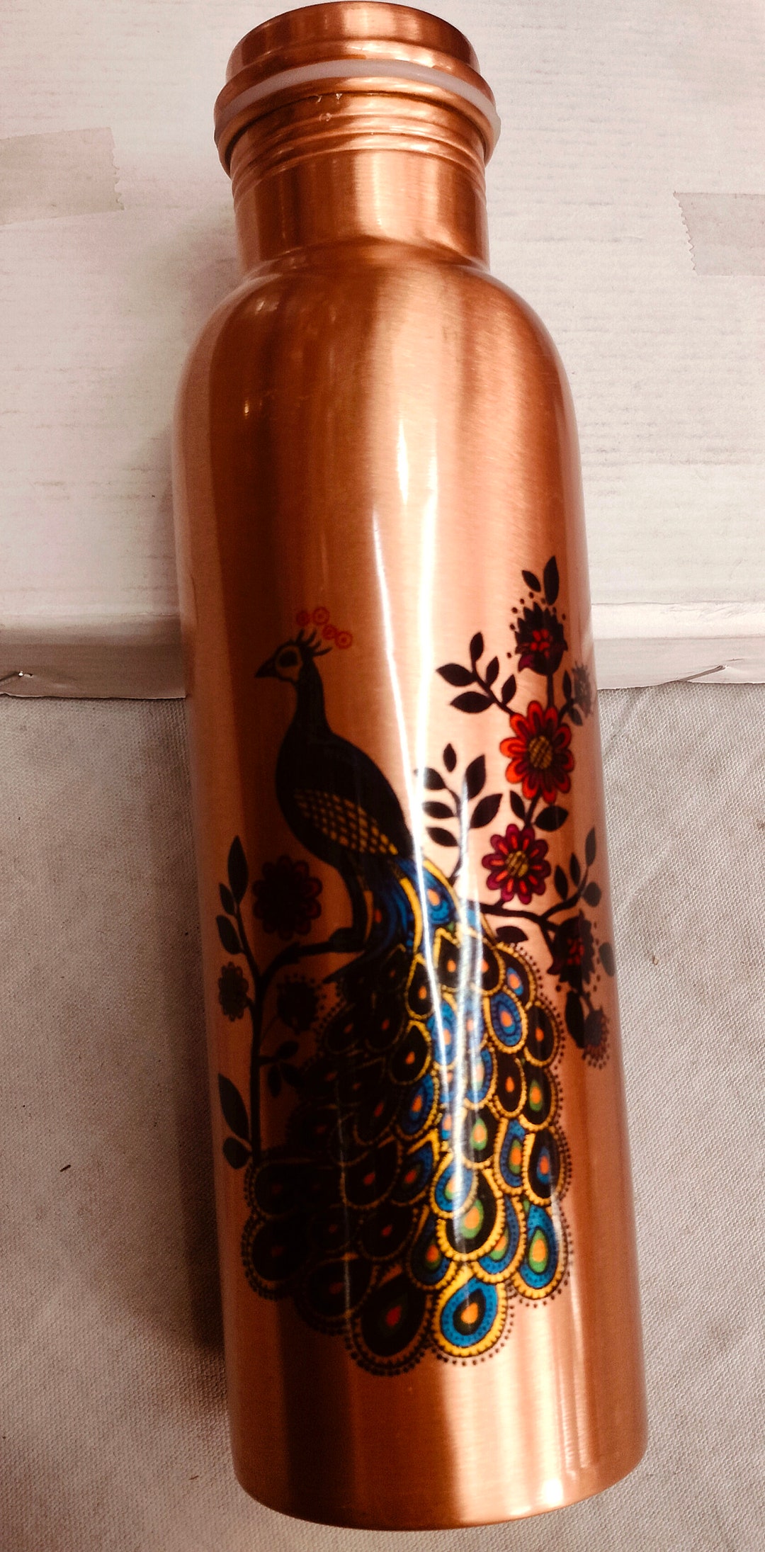 Copper Coated Water Bottle, Drinking Copper Bottles, Pure Copper Bottle ...