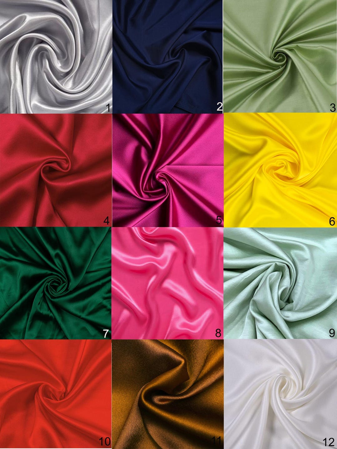 Silk Satin, Silk Satin Polyster Fabric, Soft Silky Satin, Bridal Dress ...