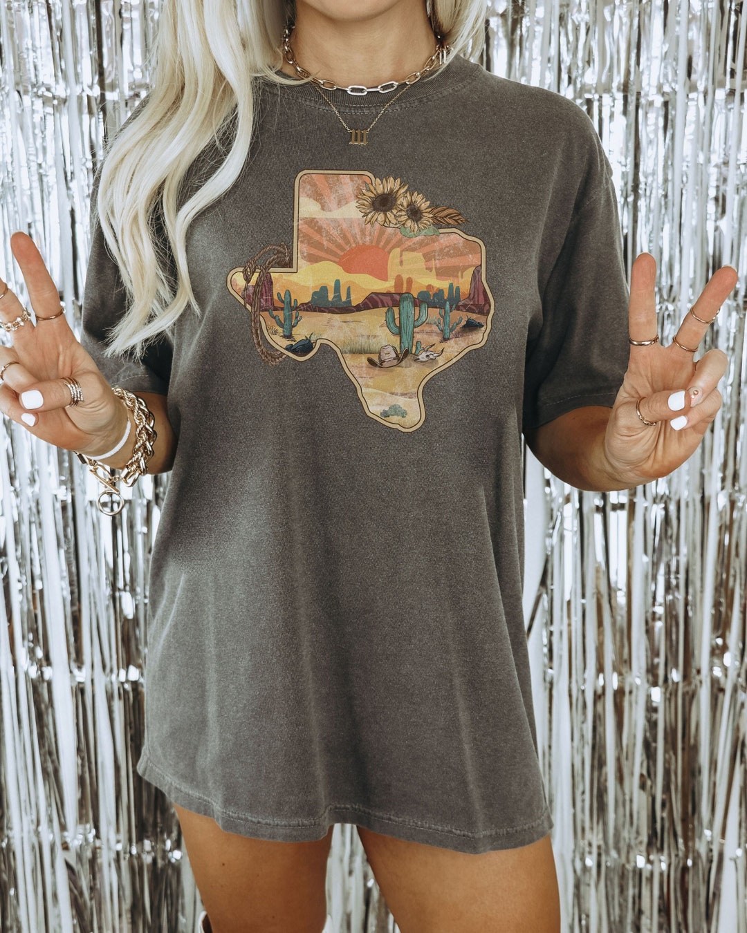 Comfort Colors Shirt Texas Shirts for Women, Texas State Shirt, Desert ...