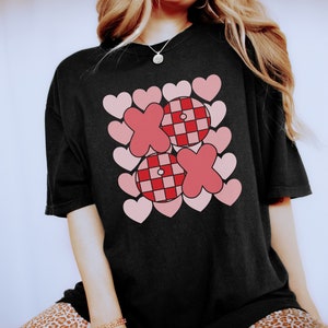 Retro Comfort Colors Valentines Day T-shirt XOXO Shirt for - Etsy