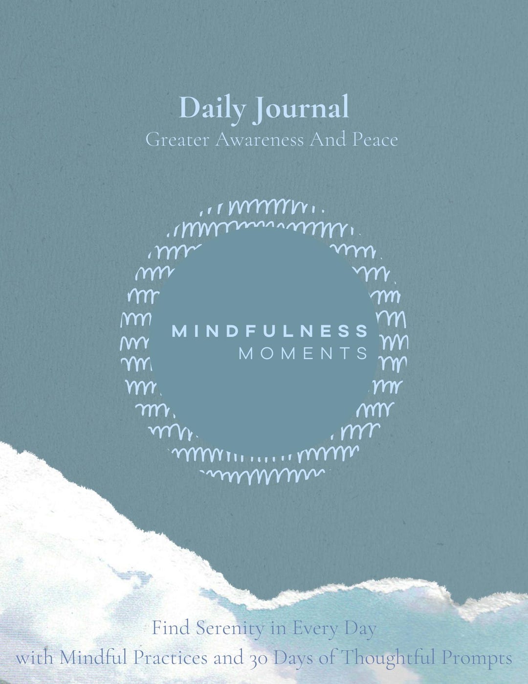 Printable Mindfulness Journal for Beginners / Daily Reflection and ...