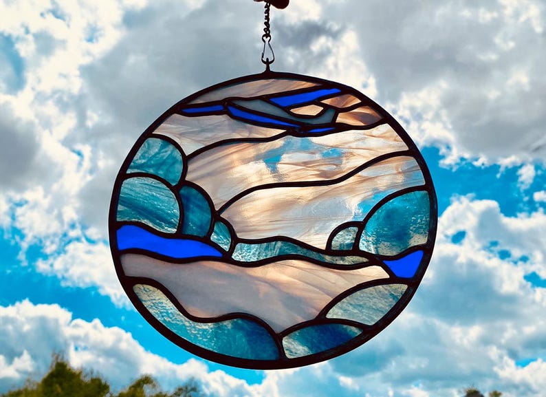 Stained Glass Pattern cloud Flyer Digital Pattern Download Printable ...