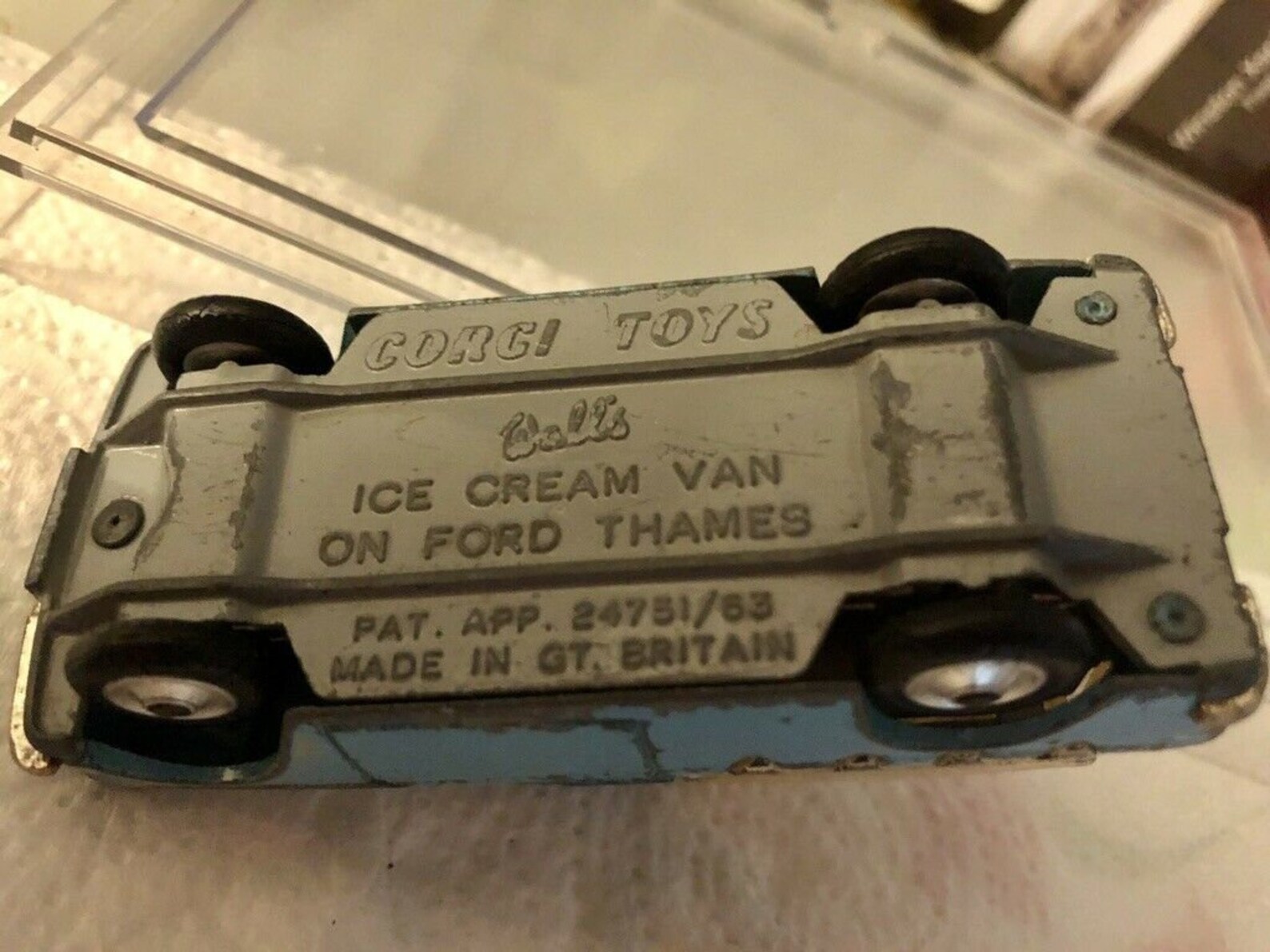 Corgi 447 Walls Ice Cream Van, Ford Thames - Etsy