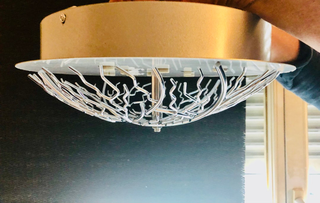 Ceiling or Wall Lamp, Eglo Collection, Vintage, Spherical Shape, Hard ...