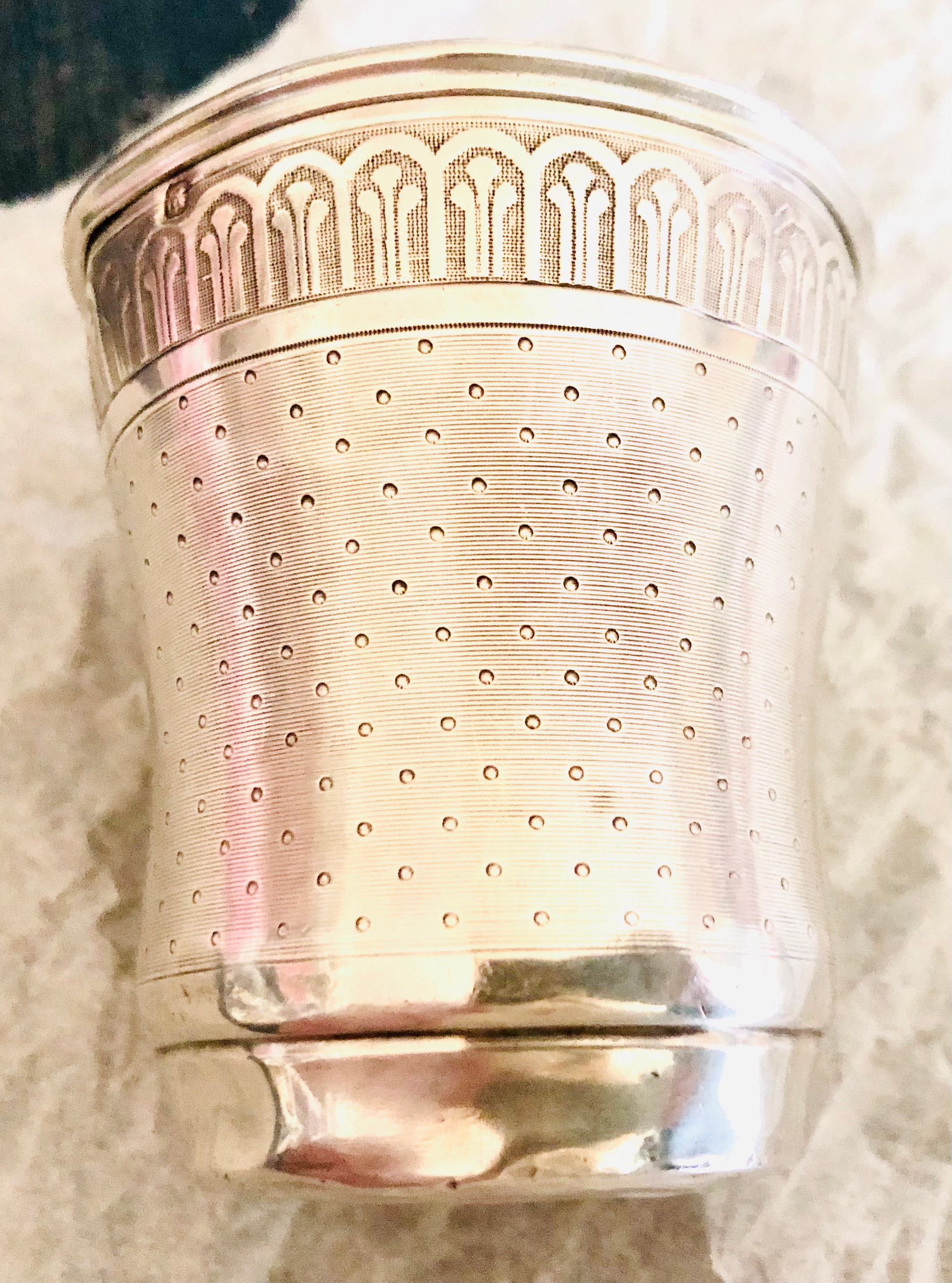 Superb Old Silver Timpani, Minerva Hallmark, Louis XVI Style, 19th ...