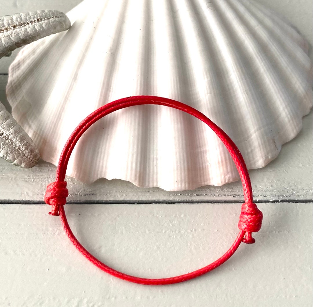 Surfer Waxed Bracelet - Waterproof Adjustable Bracelet - Waxed Beach ...