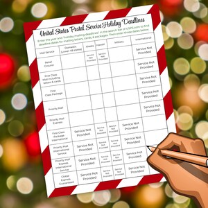 Christmas Fillable & Printable Planner Holiday Tracker Party Organizer ...