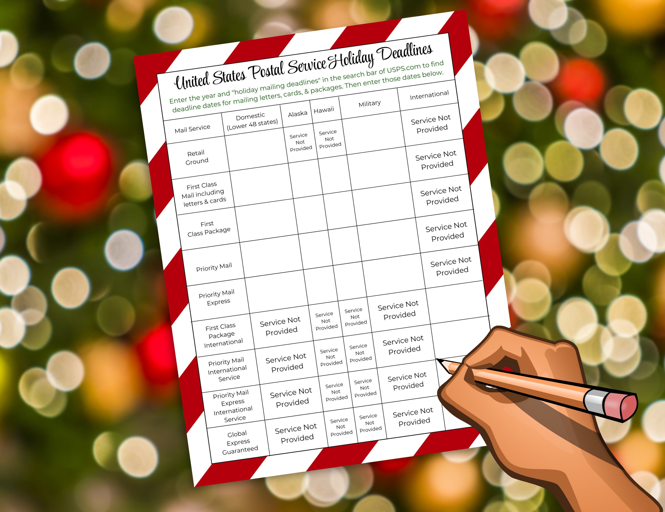 Christmas Fillable & Printable Planner Holiday Tracker Party Organizer ...