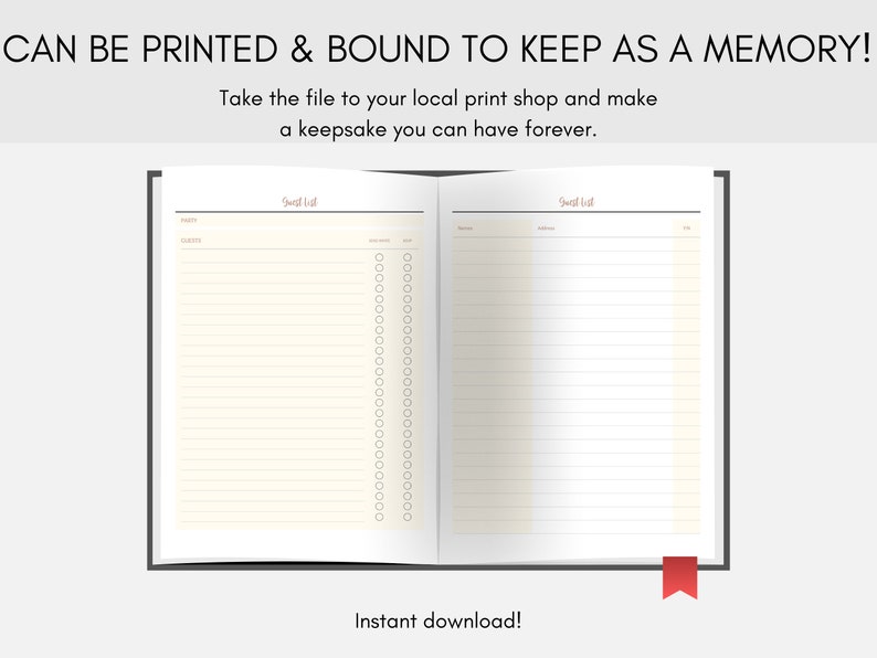 Event Planner Printable Holiday Party Planner Generic Party - Etsy