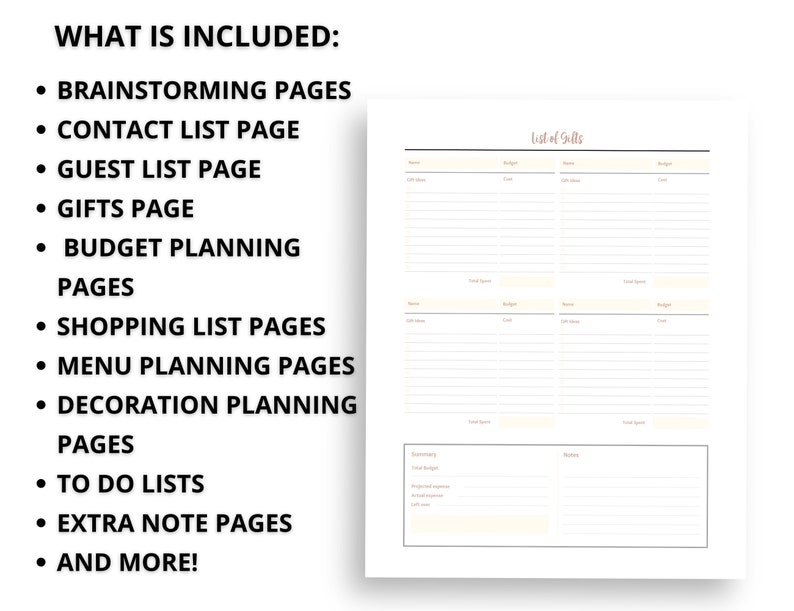 Event Planner Printable Holiday Party Planner Generic Party - Etsy