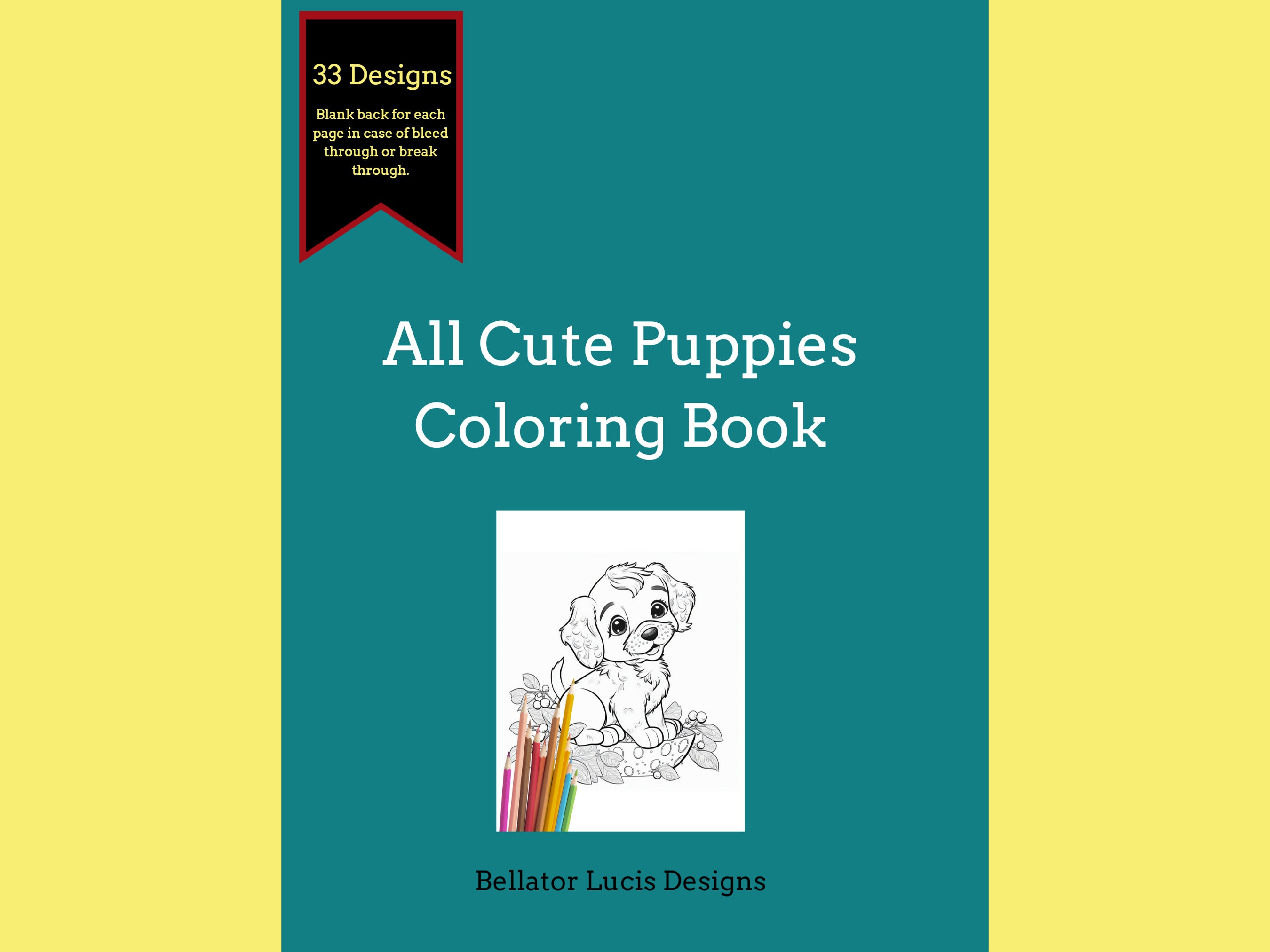 Coloring Pages Cute Puppies Printable Coloring Book for - Etsy