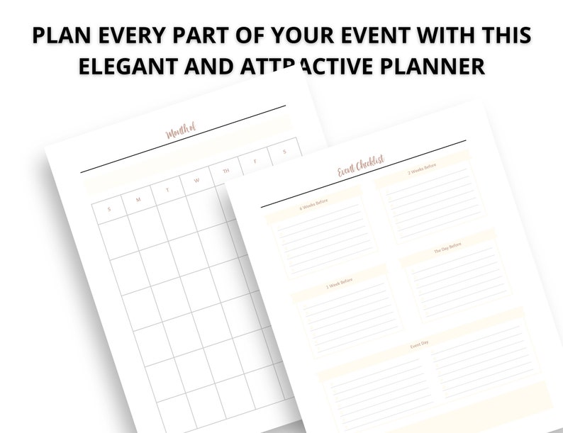 Event Planner Printable Holiday Party Planner Generic Party - Etsy