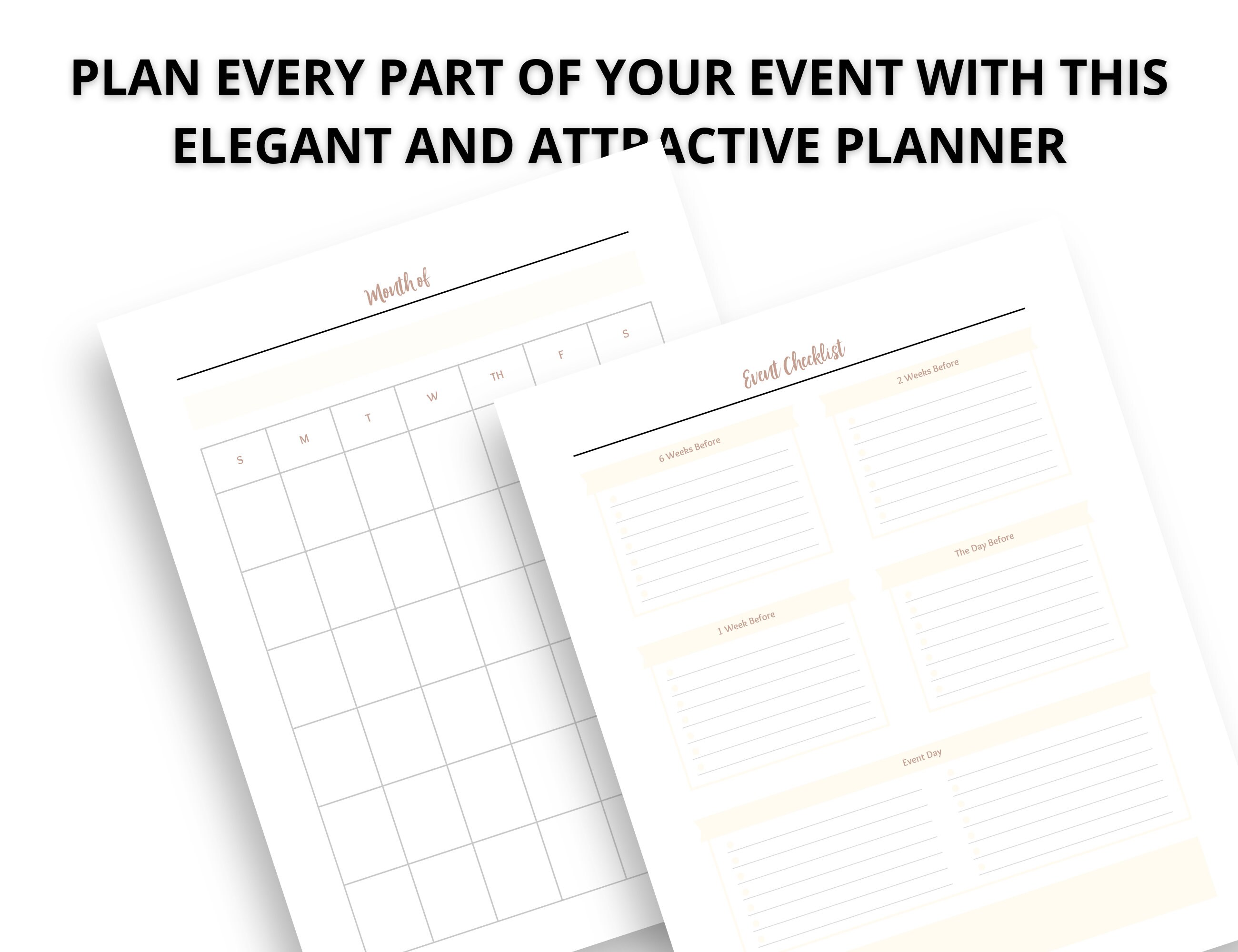 Event Planner Printable Holiday Party Planner Generic Party Organizer ...