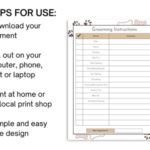 New Puppy Journal Fillable & Printable PDF Planner for New Pet Puppy ...