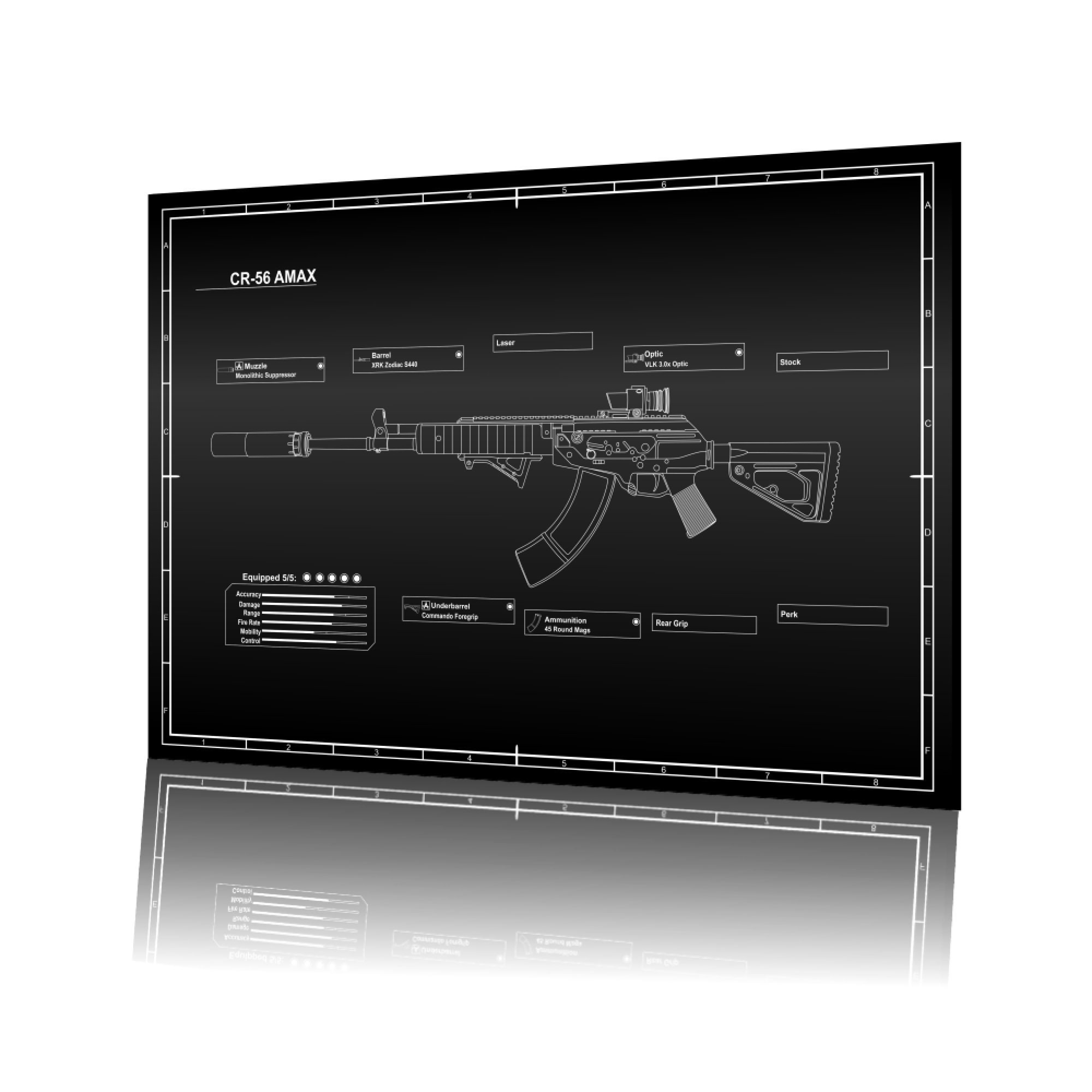 Custom Call of Duty Metal Poster Warzone Loadout Gaming Gift - Etsy